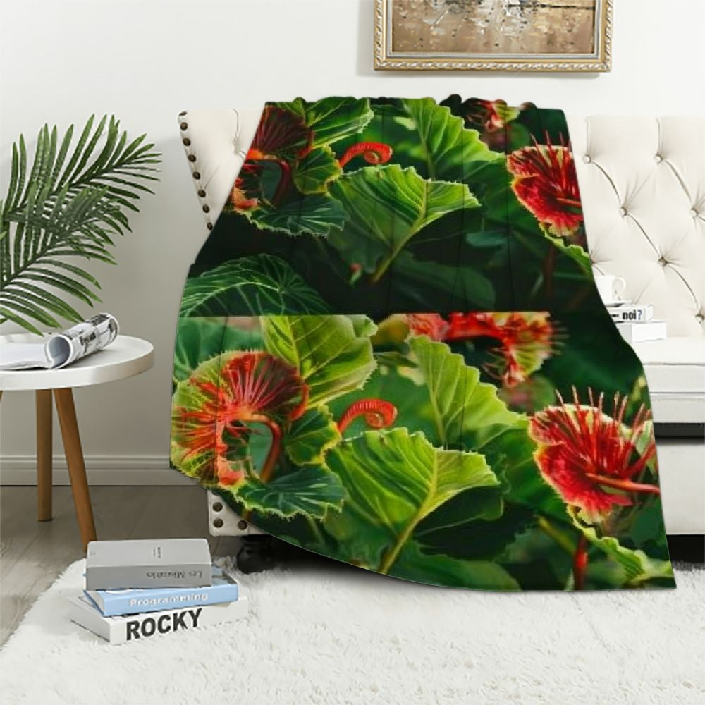 Shiartex Throw Blankets for Sofa Couch Fluffy Cozy Flannel Travel ...