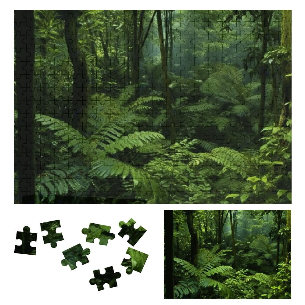 Shiartex Trees Leaves Print Wooden Jigsaw Puzzle for Family Friends ...