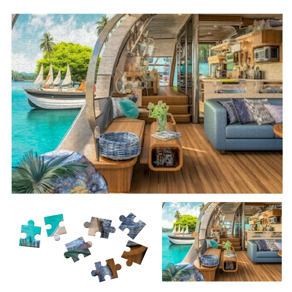 Shiartex Tropical Island Charter – Jigsaw Puzzle | Unique Softclick ...