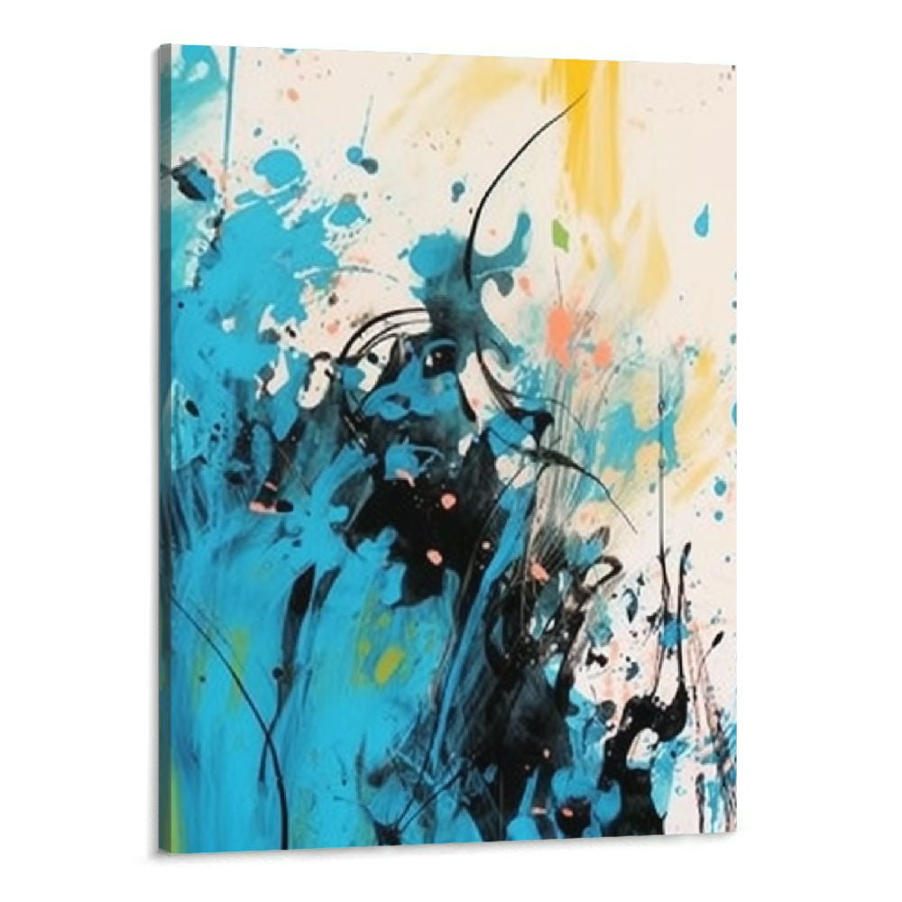 Shiartex Wall Decor For Living Room Canvas Wall Art For Bedroom Blue ...