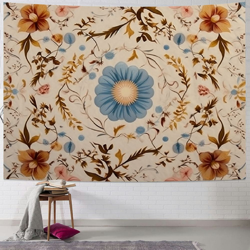 Shiartex Wall Tapestry Bohemian - Floral Vine Wall Hanging Celestial ...