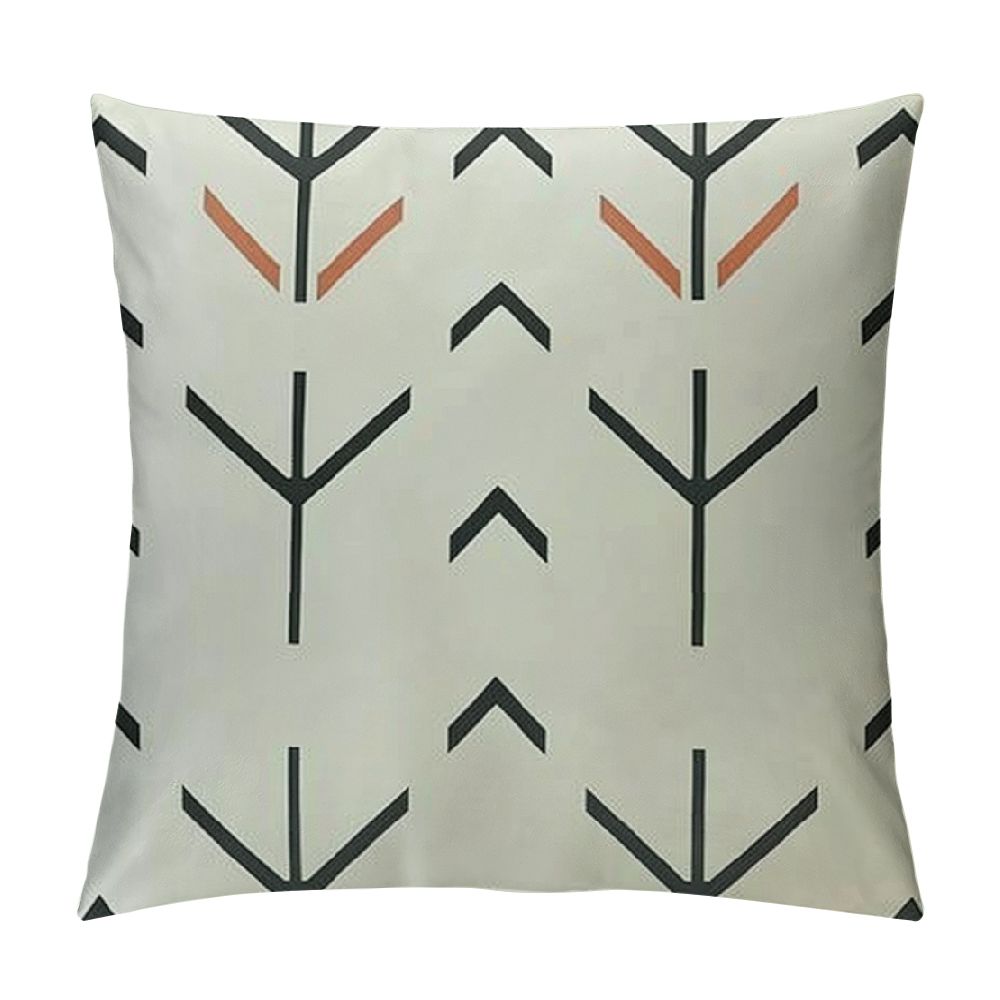 Shiartex White Pillow Covers 18 x 18 inches Boho Aztec Blend Square ...