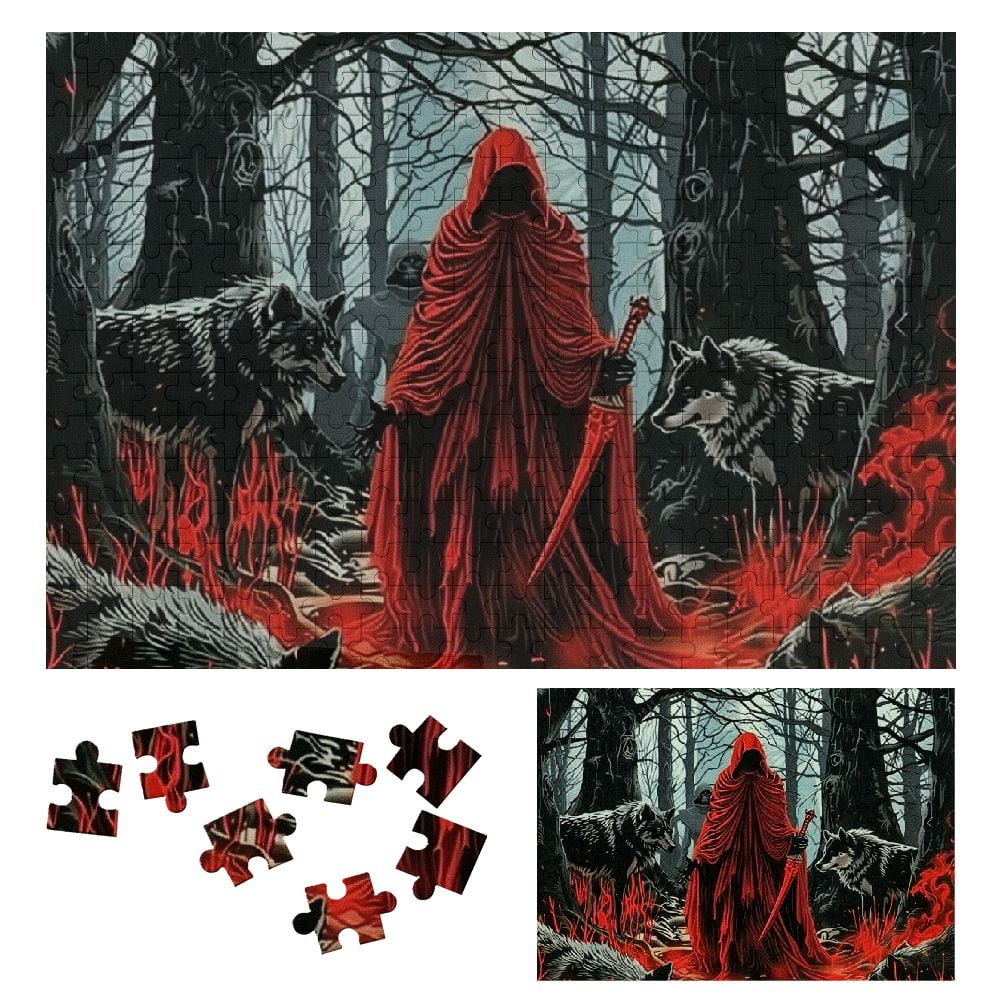 Shiartex Wolves Jigsaw Puzzles, Challenging Wooden Puzzle for Adults ...
