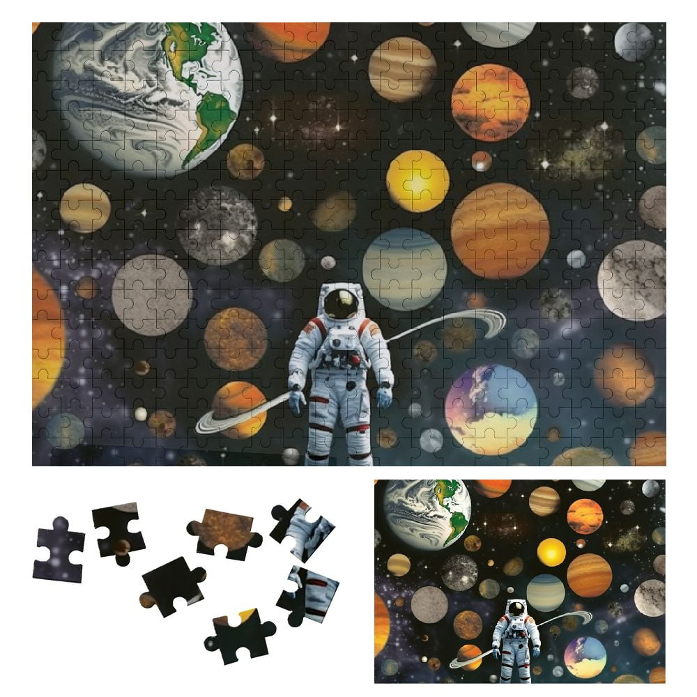 Shiartex Zero Gravity Jigsaw Puzzle for Adults and Families, Outer ...