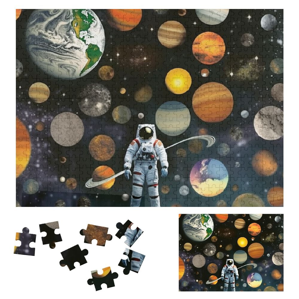Shiartex Zero Gravity Jigsaw Puzzle for Adults and Families, Outer ...