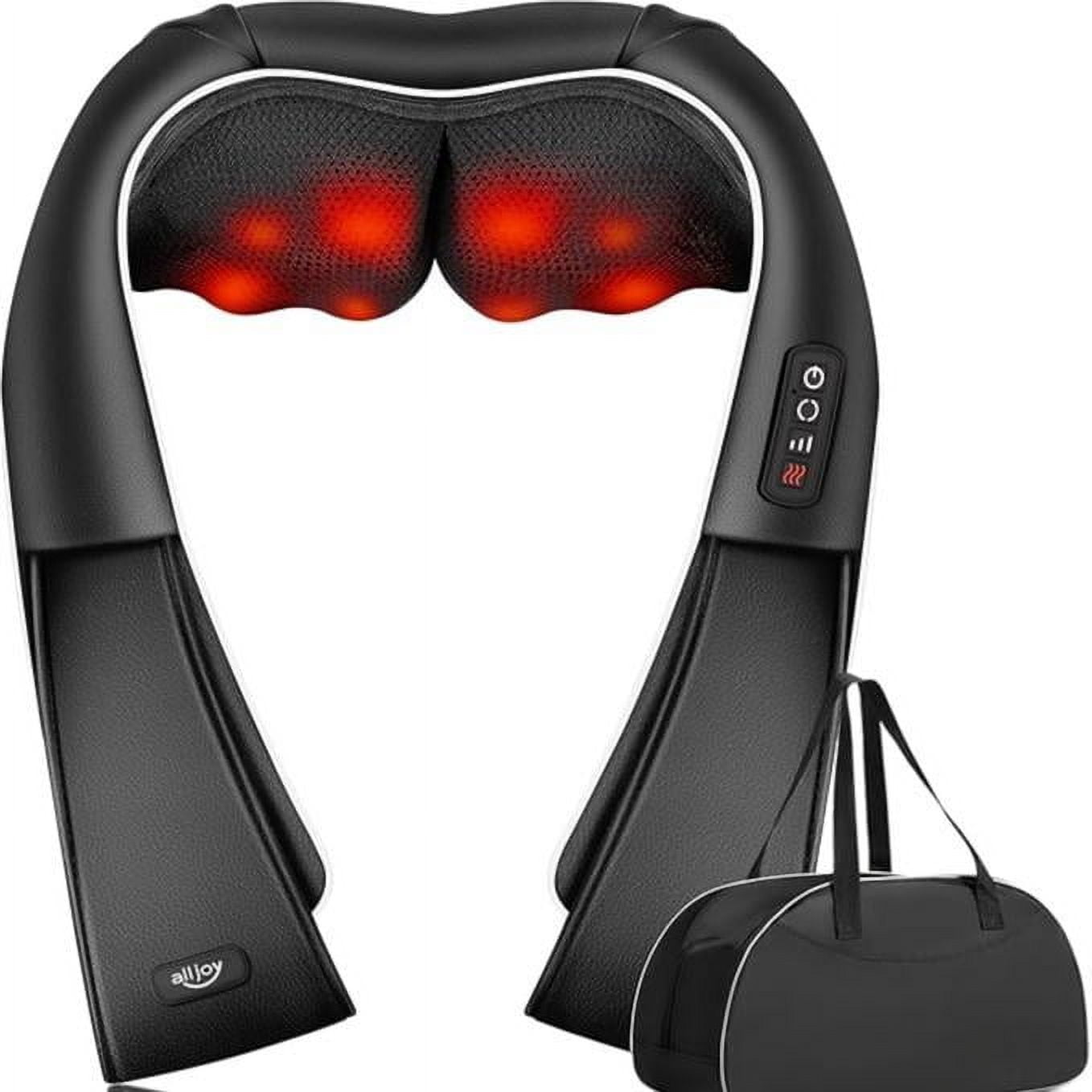 Shiatsu Back and Neck Massager with Heat, 3D Kneading Massage Pillow ...