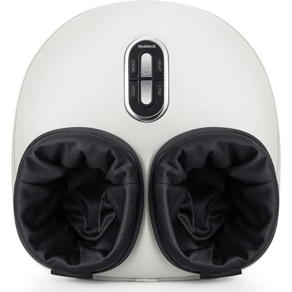 Shiatsu Foot Massager with Heat, FSA Eligible Deep Kneading Therapy Air ...