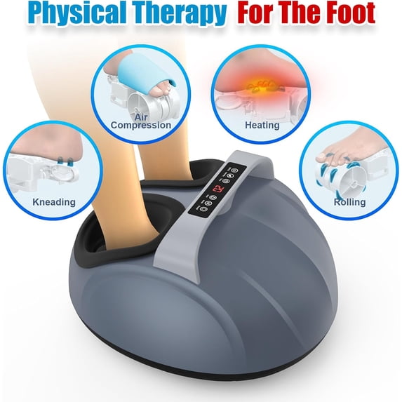 Shiatsu Foot Massager with Heat, Foot Massager Machine for Neuropathy ...