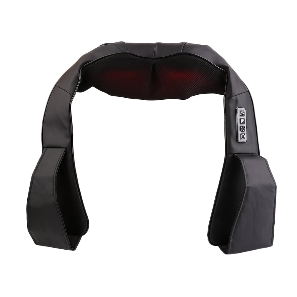 Shiatsu Kneading Neck Back Shoulder Massager Heat Magic Lumbar Support ...