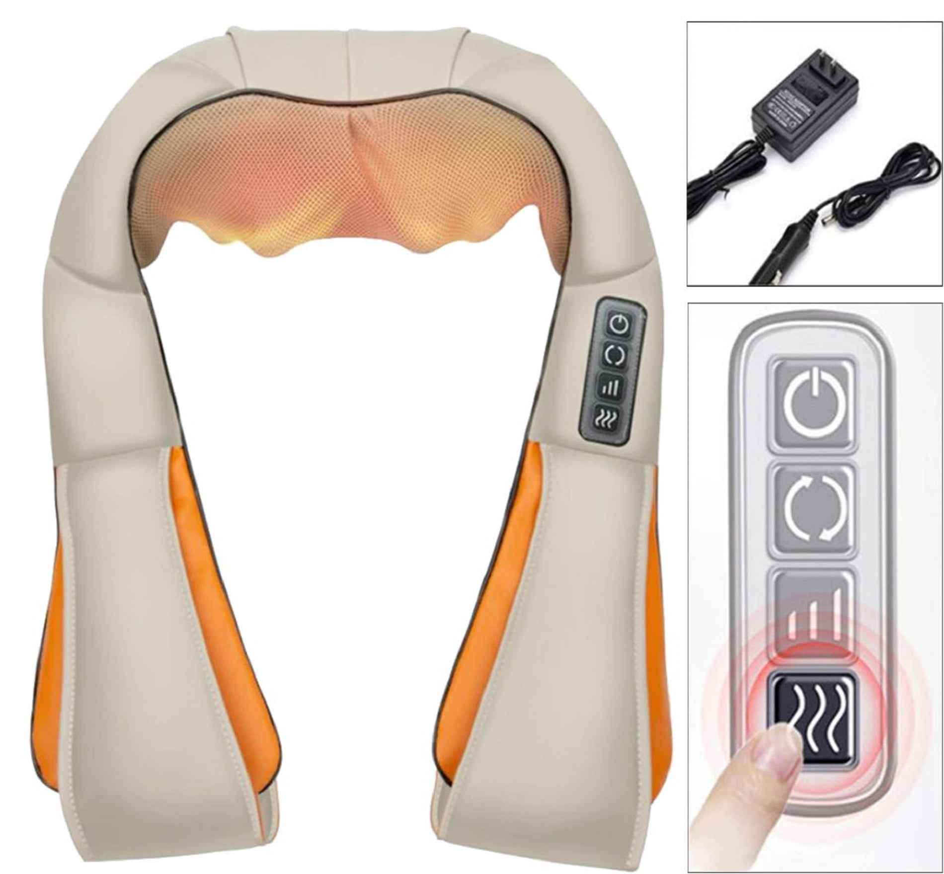 Shiatsu Neck and Back Massager with Soothing Heat - Electric Deep ...