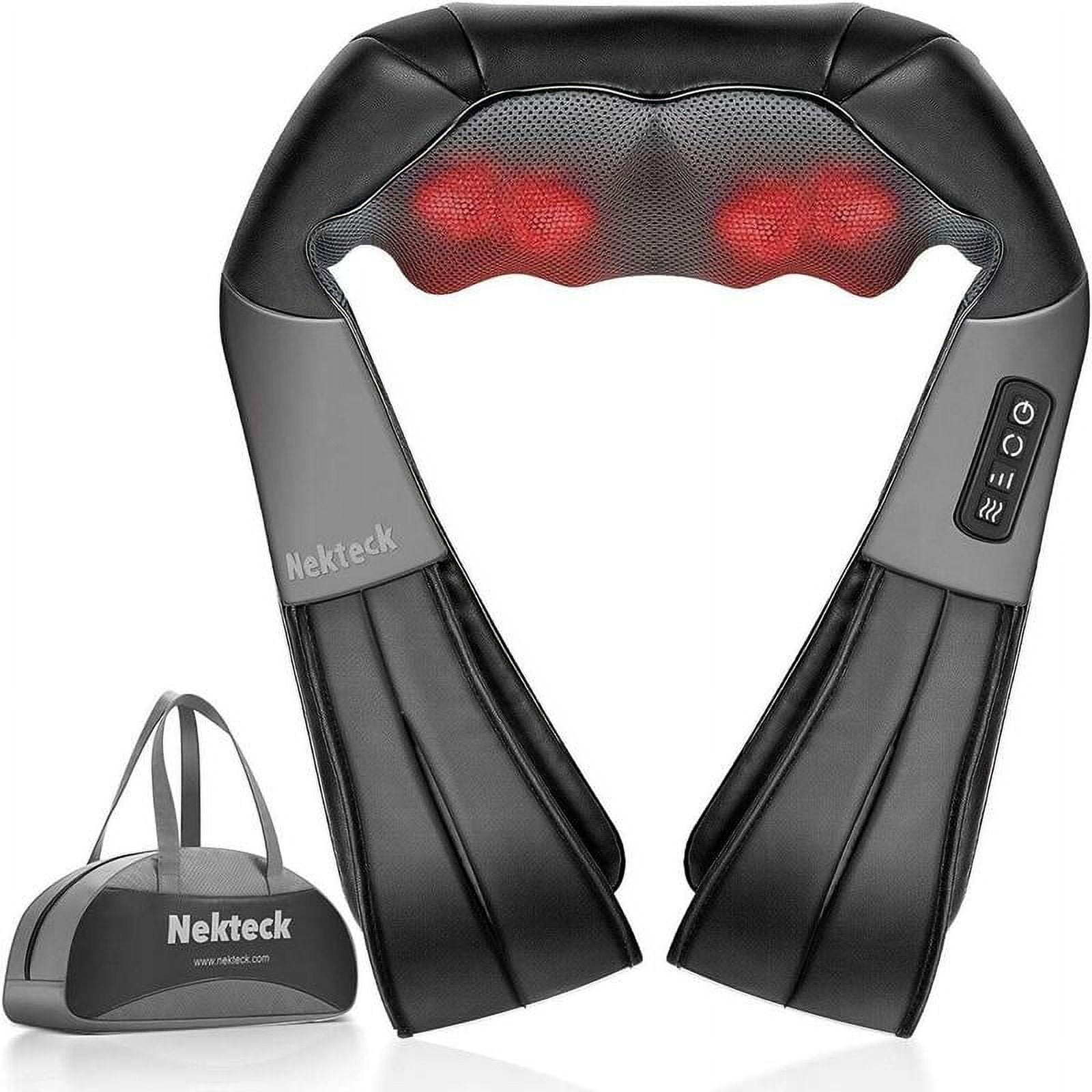 Shiatsu Neck and Back Massager with Soothing Heat,Ergonomic 8 Deep ...