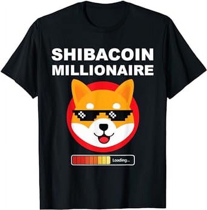 Shiba Coin The Millionaire Loading Token Coin Shiba Inu T-Shirt ...