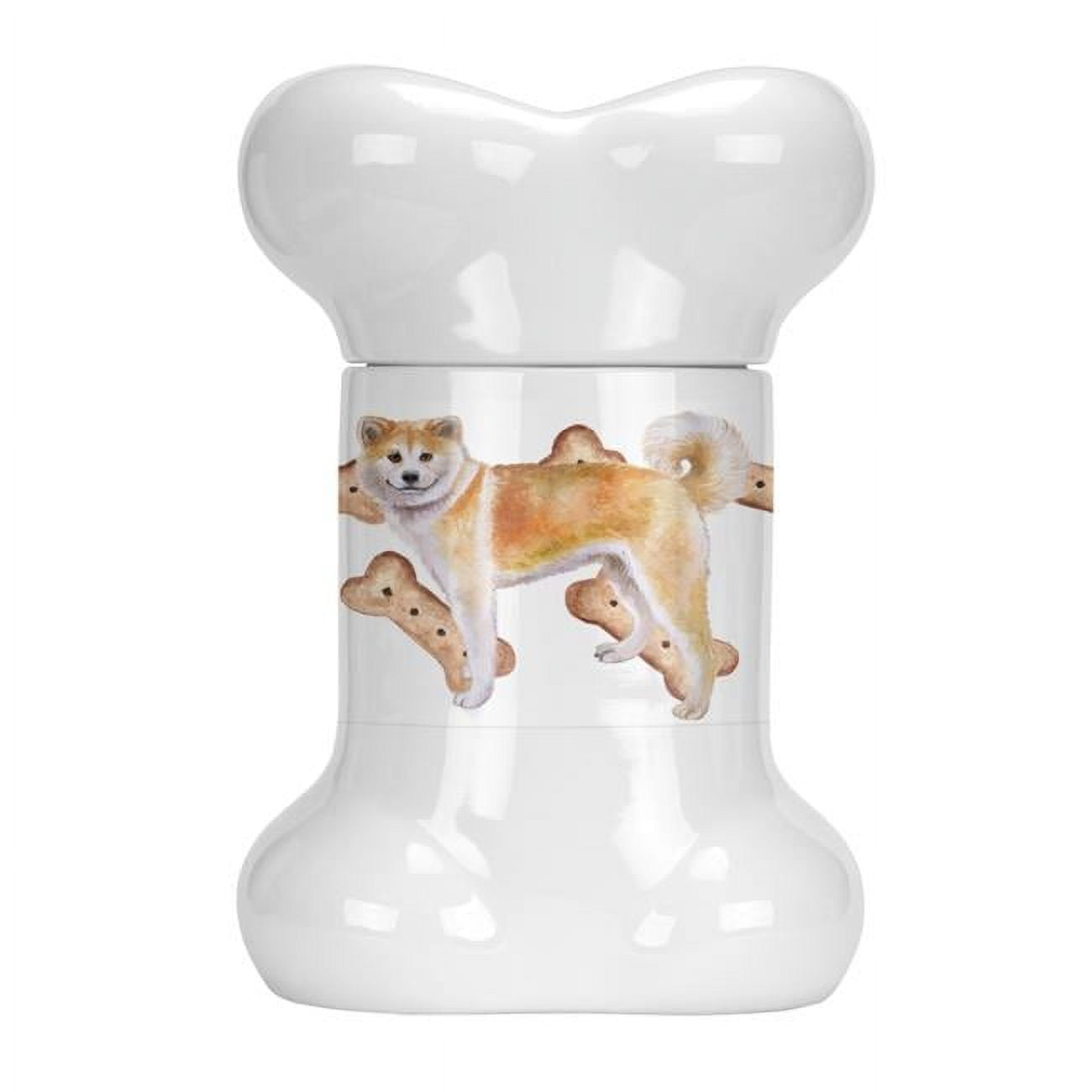 Shiba Inu Bone Shaped Treat Jar - Walmart.com