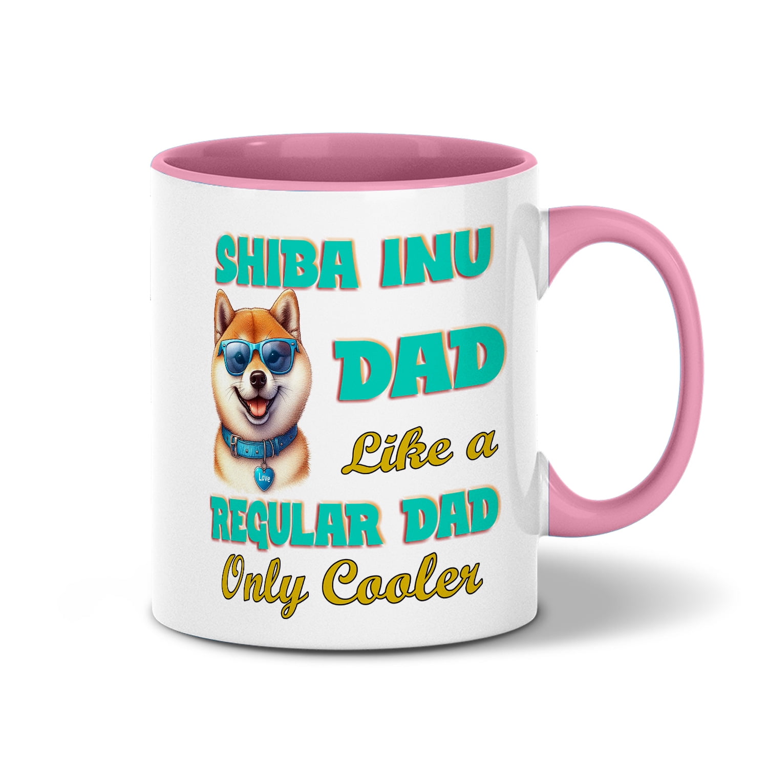 Shiba Inu Dad Like a Regular Dad Only Cooler Happy Father's Day 11oz ...