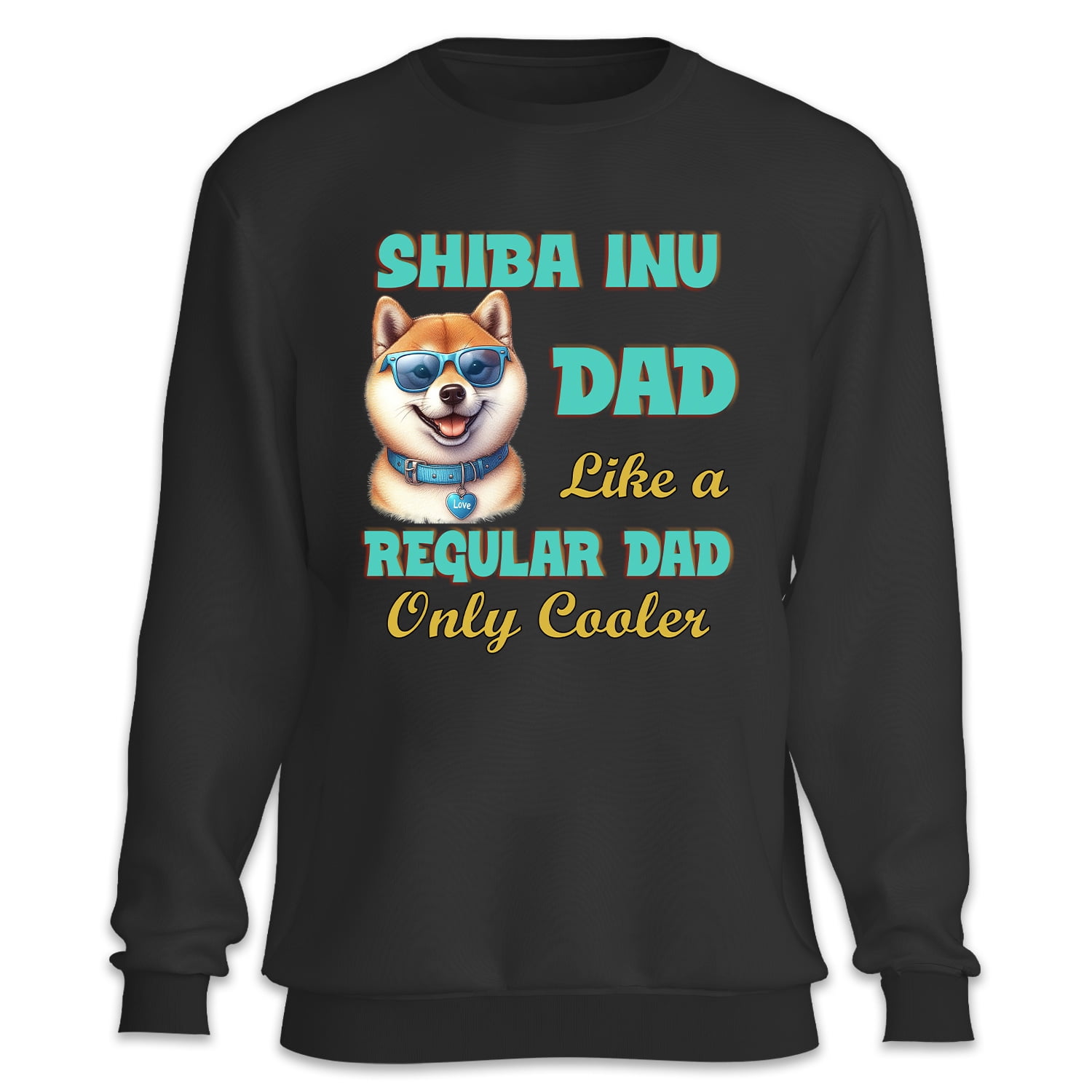 Shiba Inu Dad Like a Regular Dad Only Cooler Happy Father's Day ...