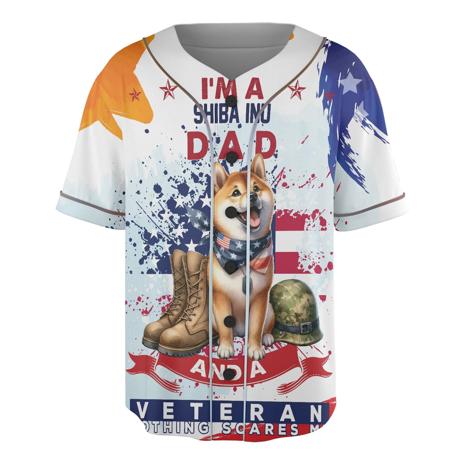 I'm a Shiba Inu Dad and a Veteran, Nothing Scares me Happy Father's Day ...