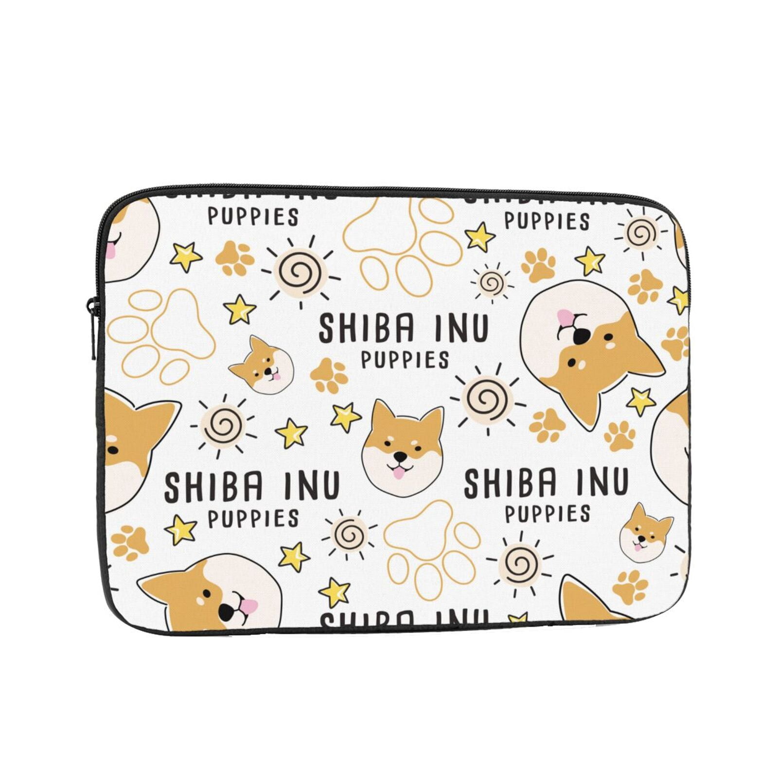 Shiba Inu Dog Breed Collection 17 inch Portable Laptop Sleeve ...