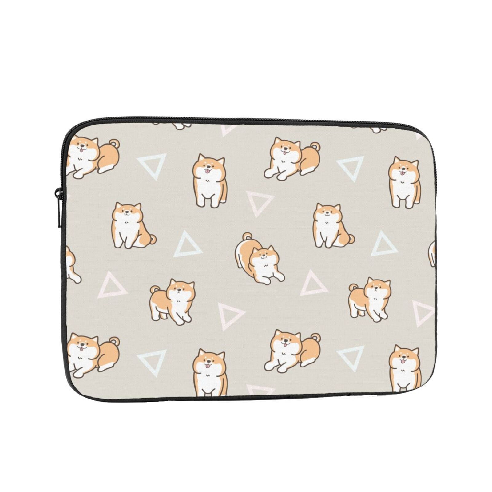 Shiba Inu Dog Design 15 inch Portable Laptop Sleeve Compatible with ...