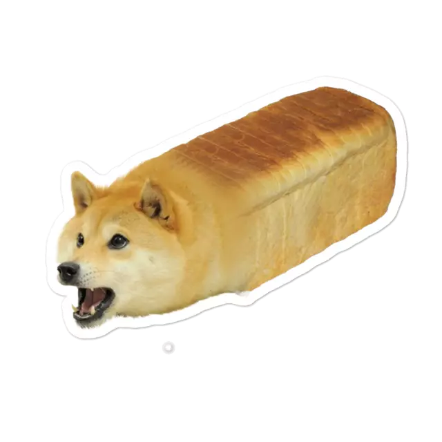 Shiba Inu Dog Doggo Loaf Sticker Vinyl Phone Decal Water Bottle ...
