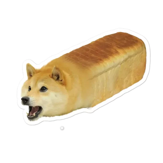 Shiba Inu Dog Doggo Loaf Sticker Vinyl Phone Decal Water Bottle ...