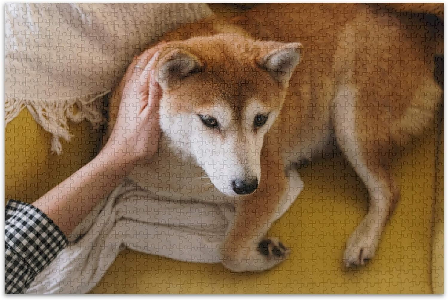 Shiba Inu Dog Jigsaw Puzzle 500 Pieces Wooden Jigsaw Puzzles, Puzzle ...