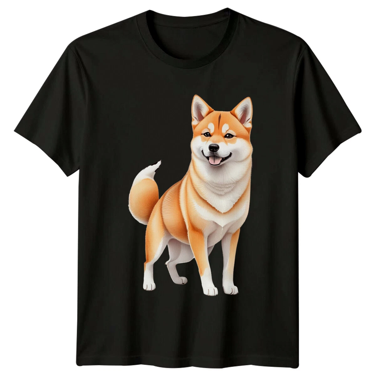 Shiba Inu Dog Portrait Graphic T-Shirt - Walmart.com