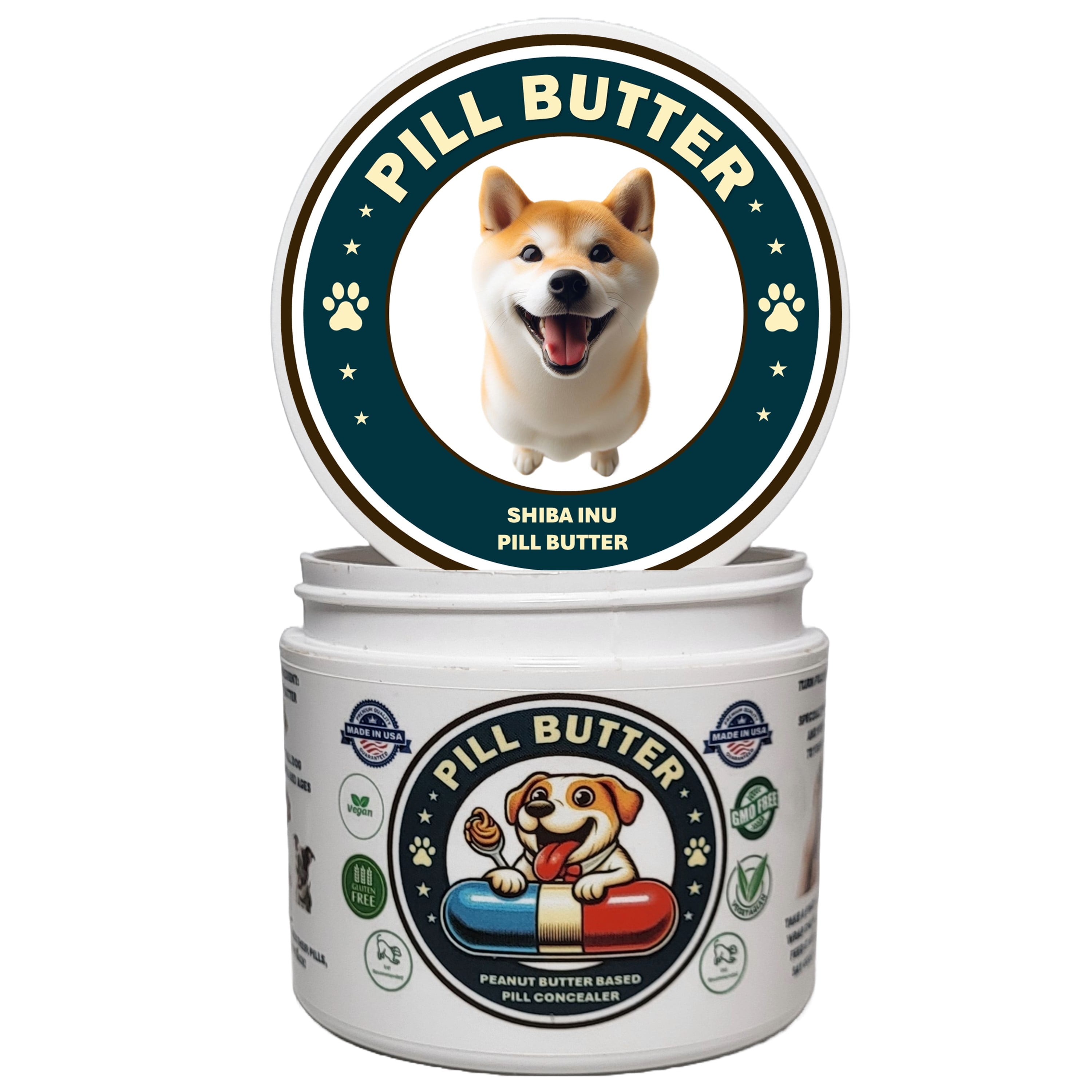 Pill Butter: Shiba Inu Dog Treats to Wrap Pills - Moldable Non-Sticky ...
