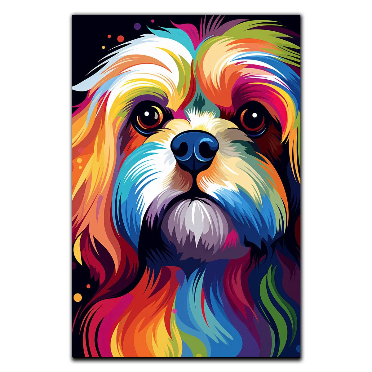 Shiba Inu Dog Watercolor Canvas Canvas Wall Art for Home Decor - Shiba ...