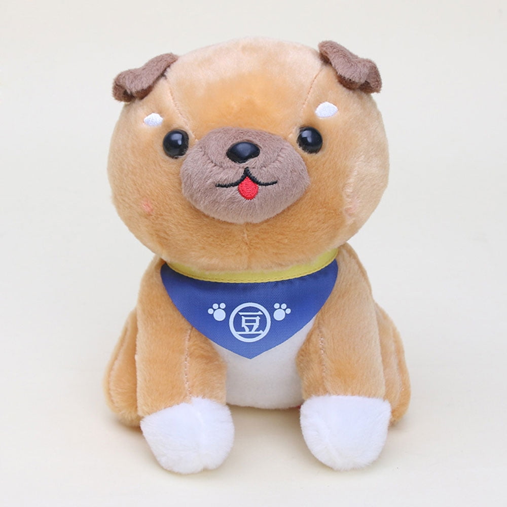 Shiba Inu Doge Brown Blue 7" Plush Toy - Walmart.com