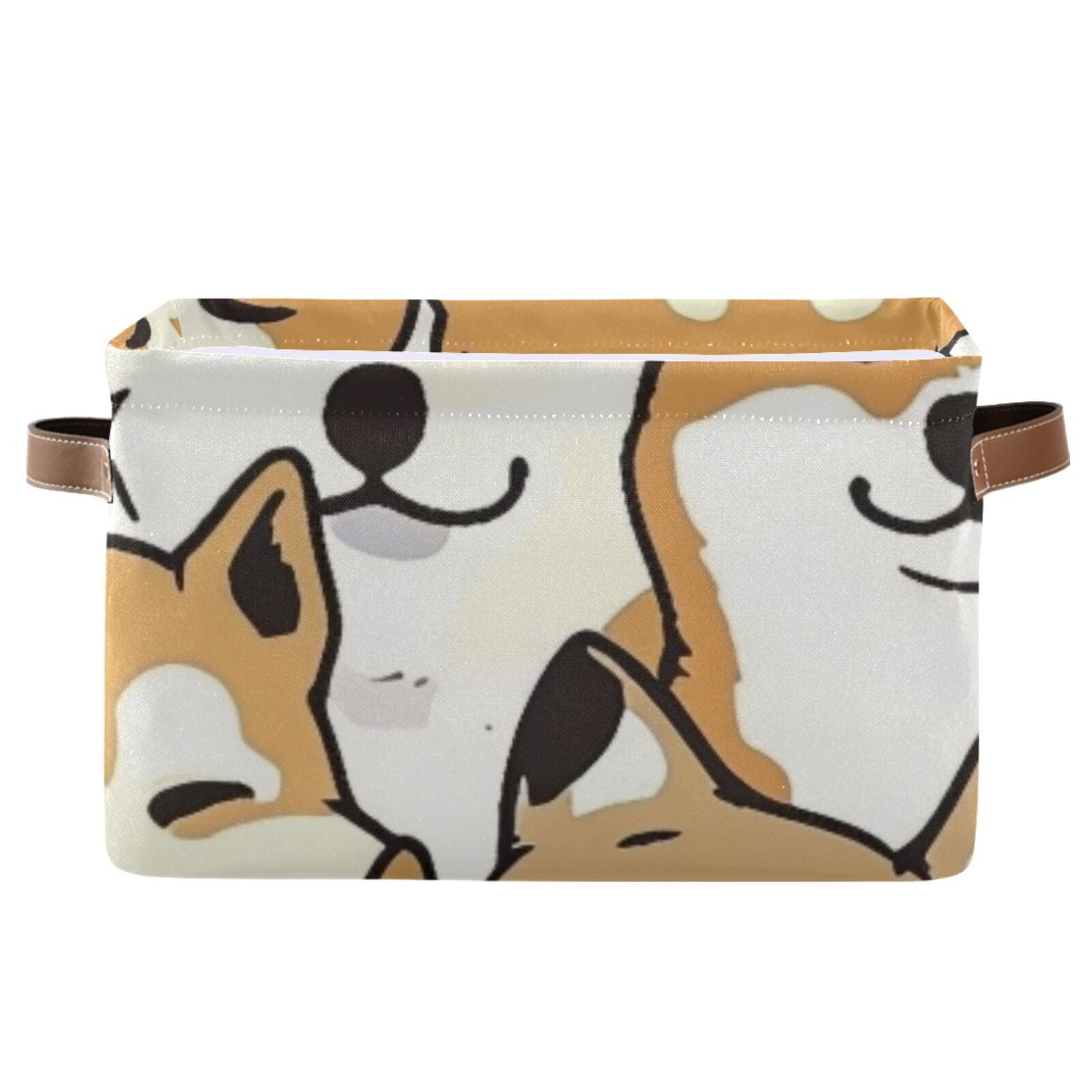 Shiba Inu Dogs Storage Bins Baskets With Handles Storage Box Clothes ...