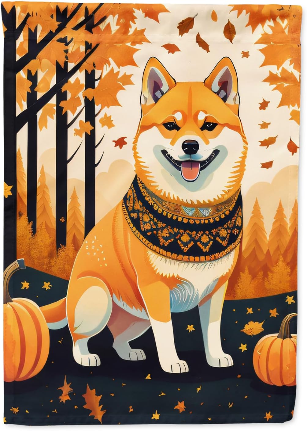 Shiba Inu Fall Garden Flag Mailbox Flag Decorative Yard Flag Banner ...