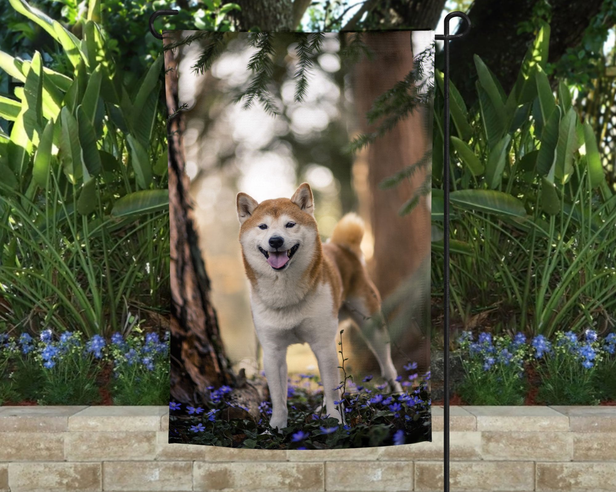 Shiba Inu Garden Flag - Walmart.com