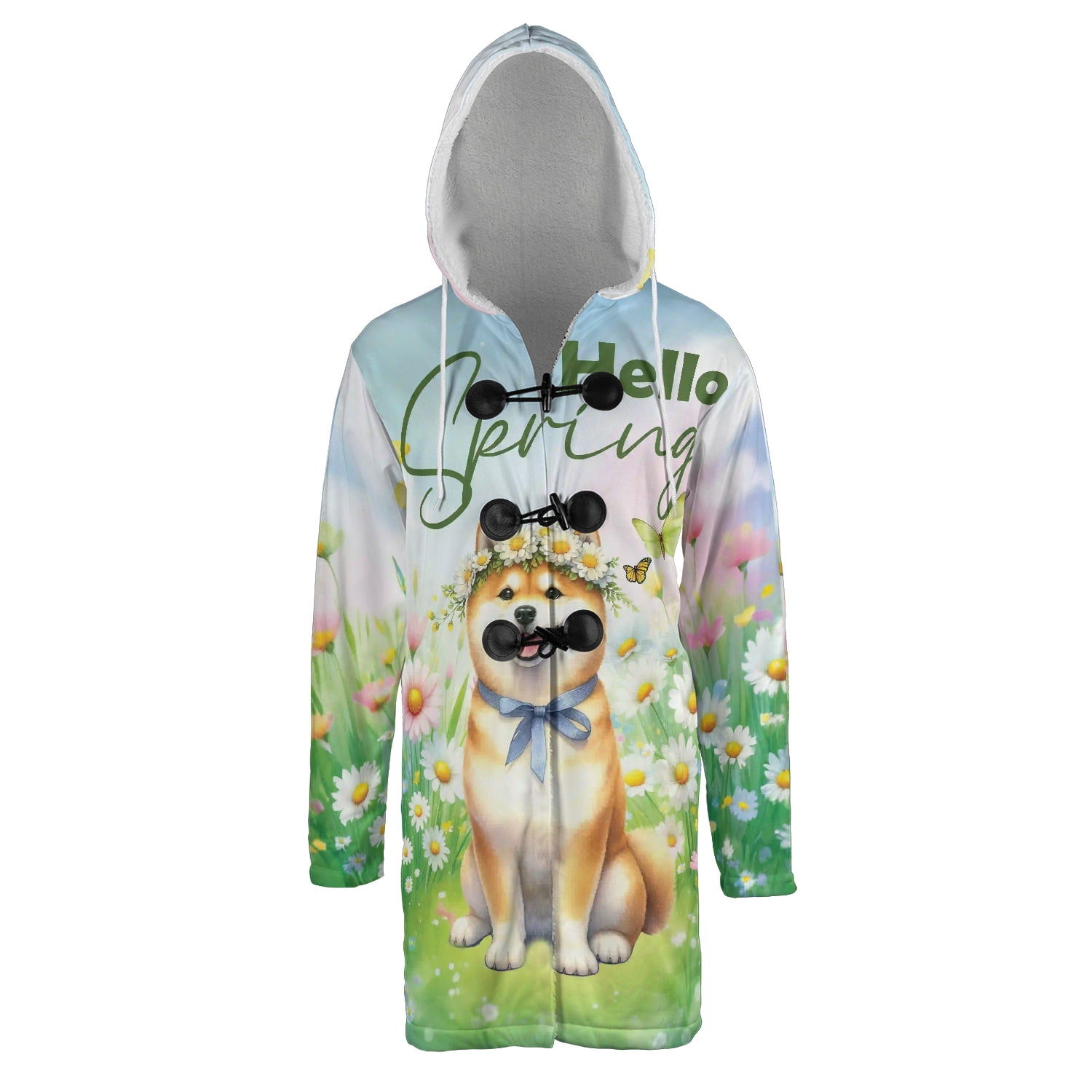 Shiba Inu Hello Spring Time Flower Floral Nature All Over Print 3D ...
