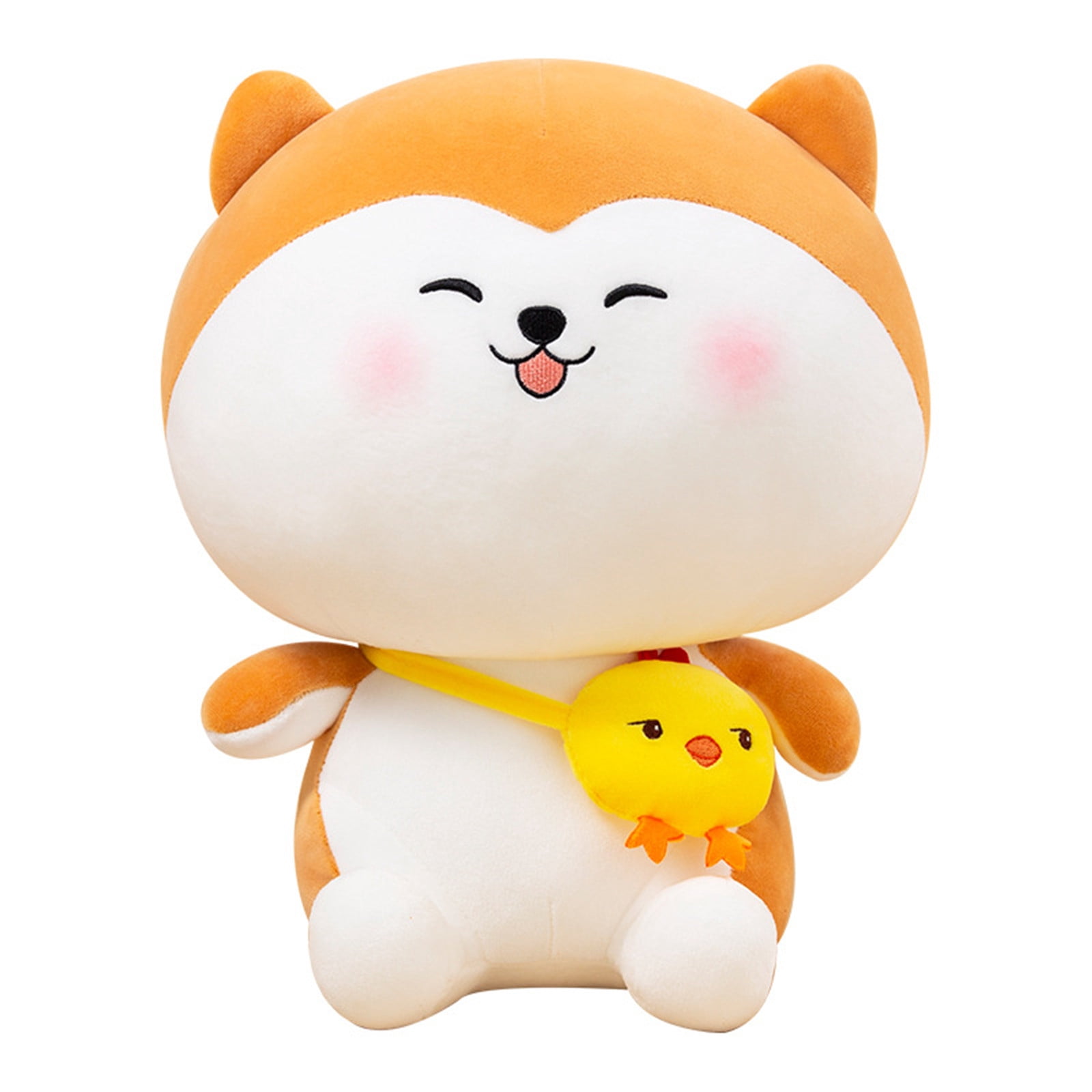 Shiba Inu Mantou Plush Dog Toy, Realistic Japanese Dog Stuffed Animal ...