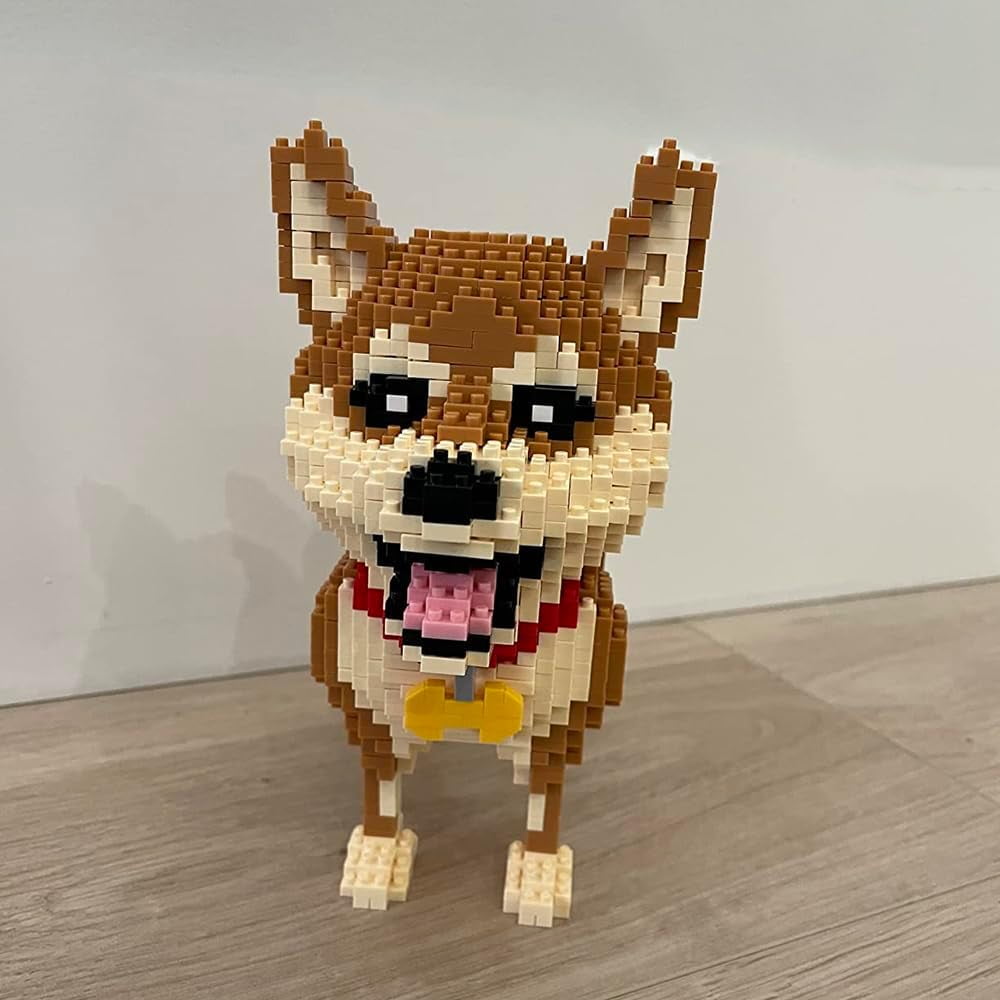 Shiba Inu Micro Building Block Dogs Mini Block Animal Dog Building ...
