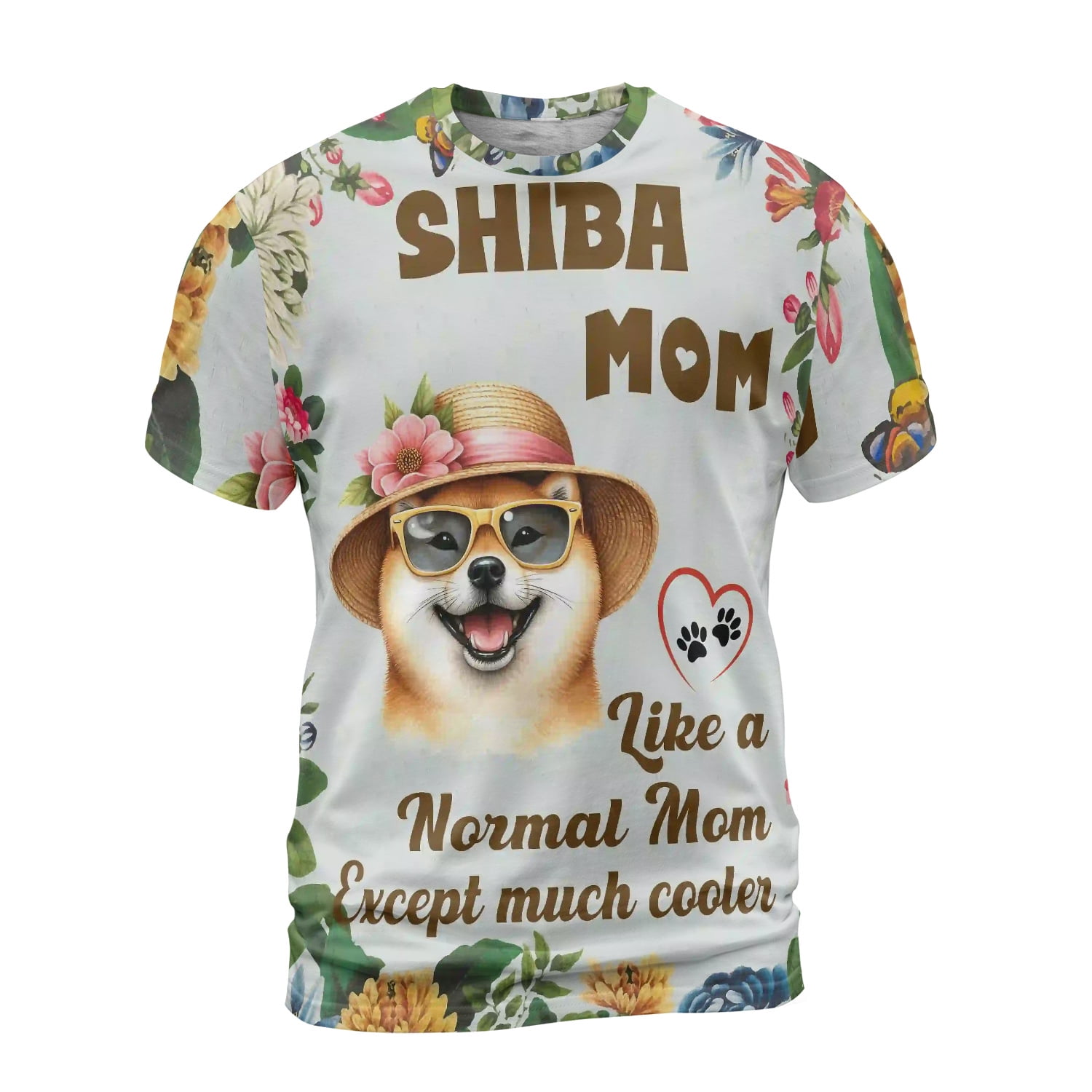 Shiba Inu Mom Like a Normal Mom Except Much Cooler Happy Mother's Day ...
