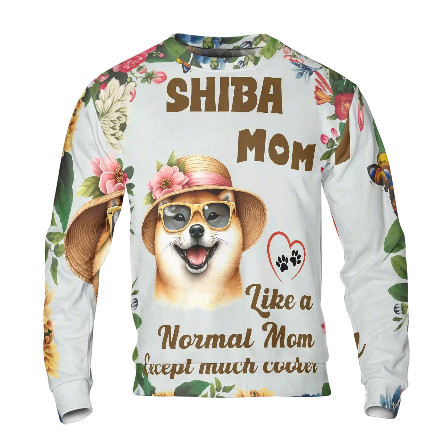 Shiba Inu Mom Like a Normal Mom Except Much Cooler Happy Mother's Day ...