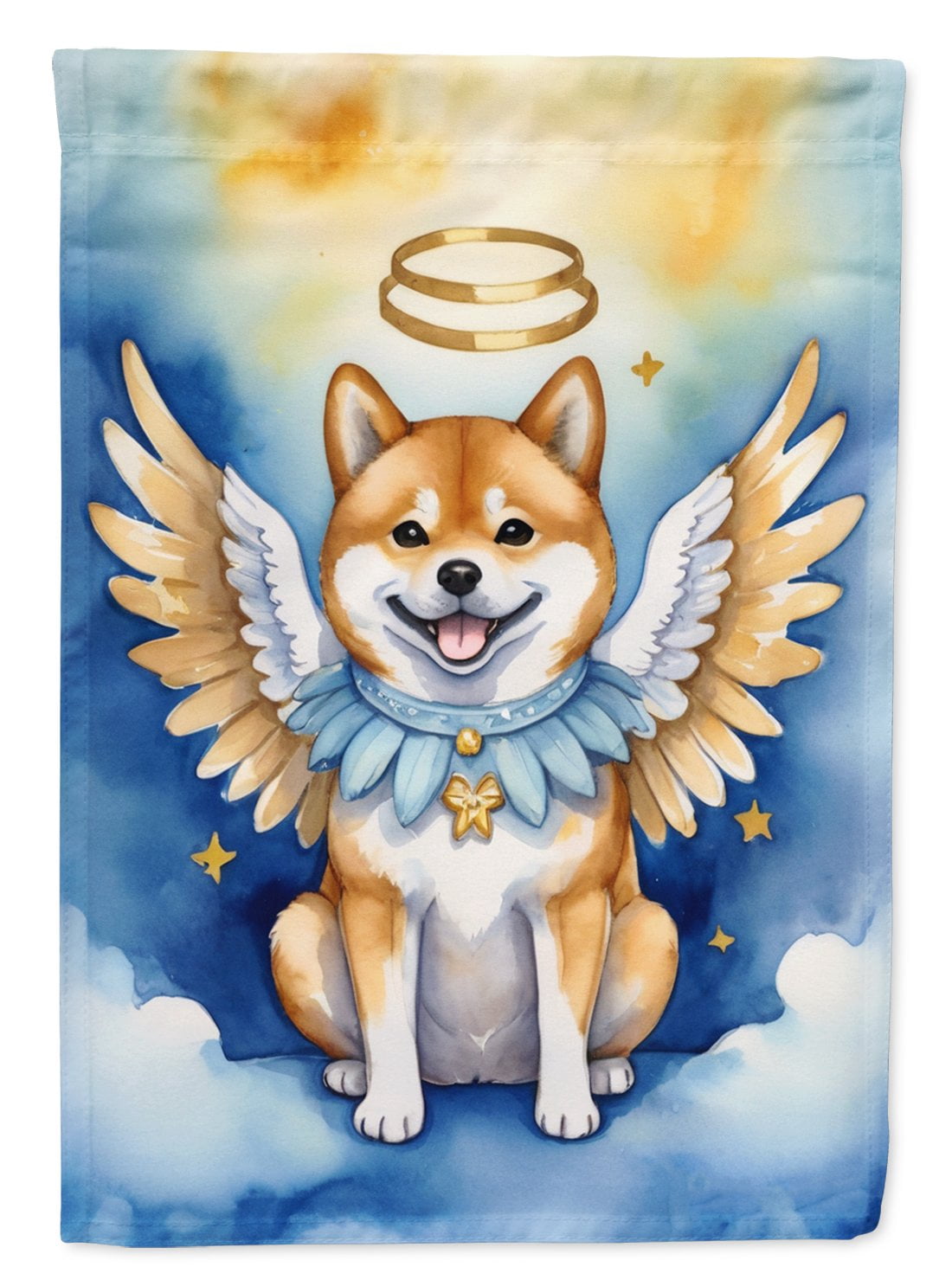 Shiba Inu My Angel House Flag 28 in x 40 in - Walmart.com