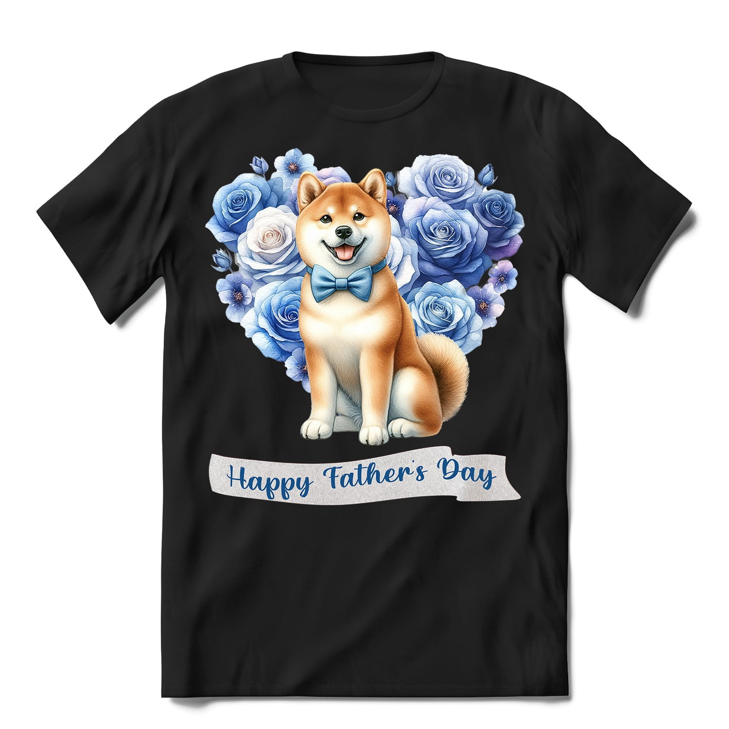Shiba Inu Proud Dad Happy Father's Day Shirt T-shirt Unisex Merch ...
