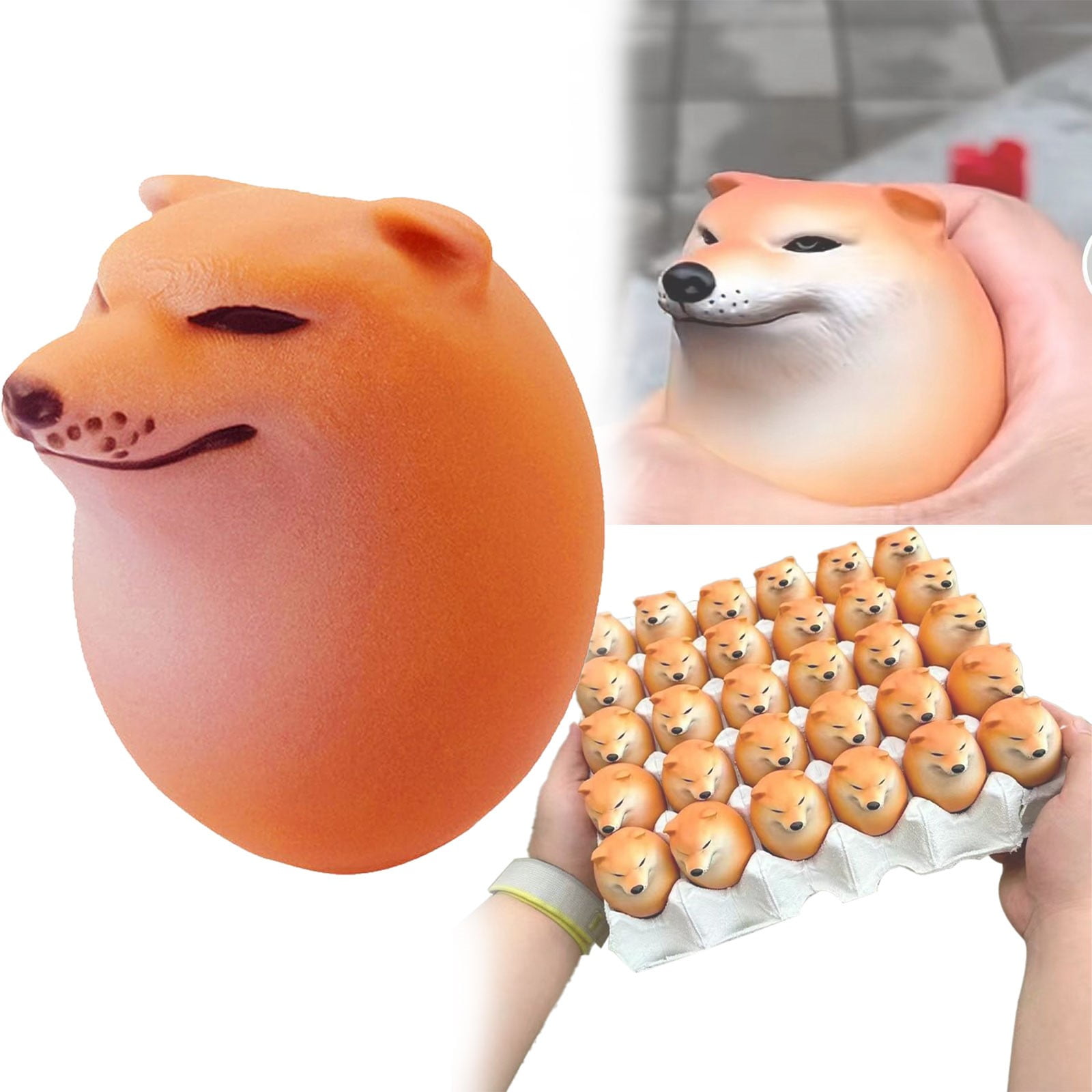 Shibako Dog Egg Slow Rising Toys With Base Stress Toys Are Suitable For ...