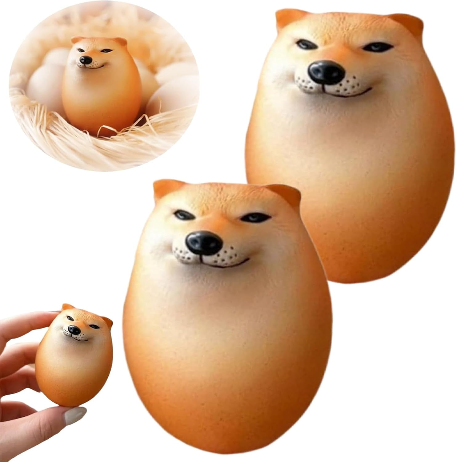 Shibako Dog Squishy Egg, Shibako Dog Egg, Shibako Squishy Egg, Shibako ...