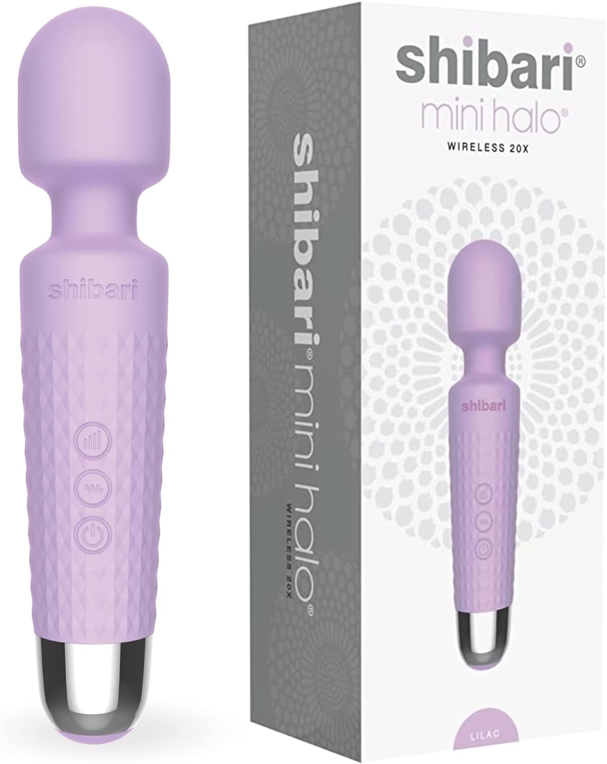 Shibari Mini Halo Vibrator Wand Massager Vibe Cordless Quiet High