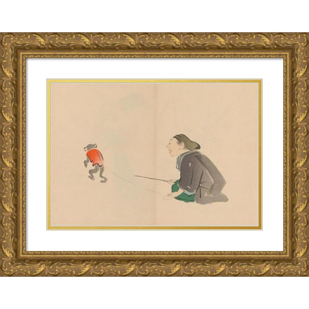 Shibata Zeshin 14x11 Gold Ornate Wood Frame and Double Matted Museum ...