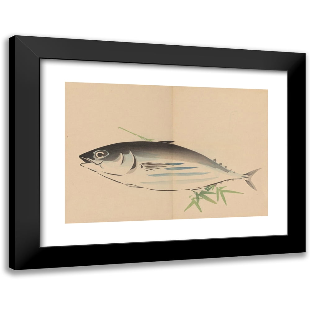 Shibata Zeshin 18x14 Black Modern Framed Museum Art Print Titled ...