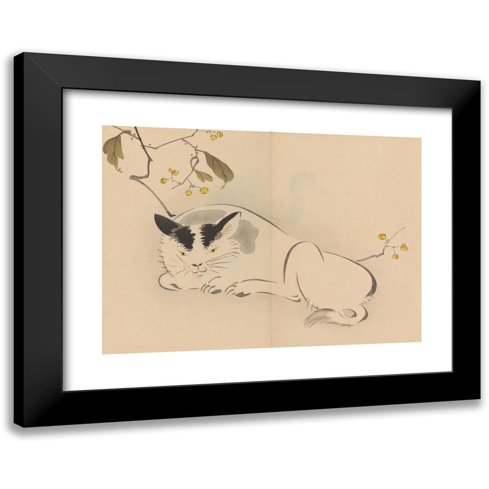 Shibata Zeshin 18x14 Black Modern Framed Museum Art Print Titled ...