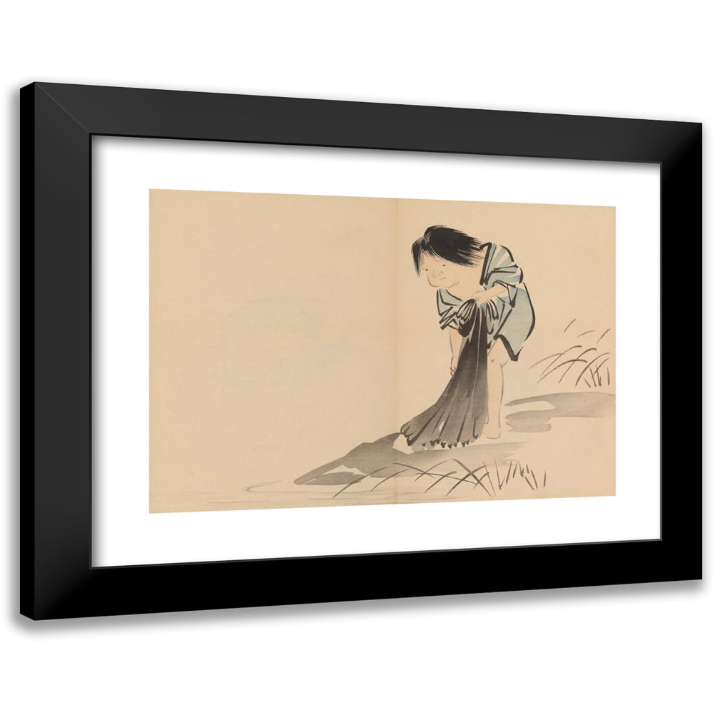 Shibata Zeshin 24x18 Black Modern Framed Museum Art Print Titled ...