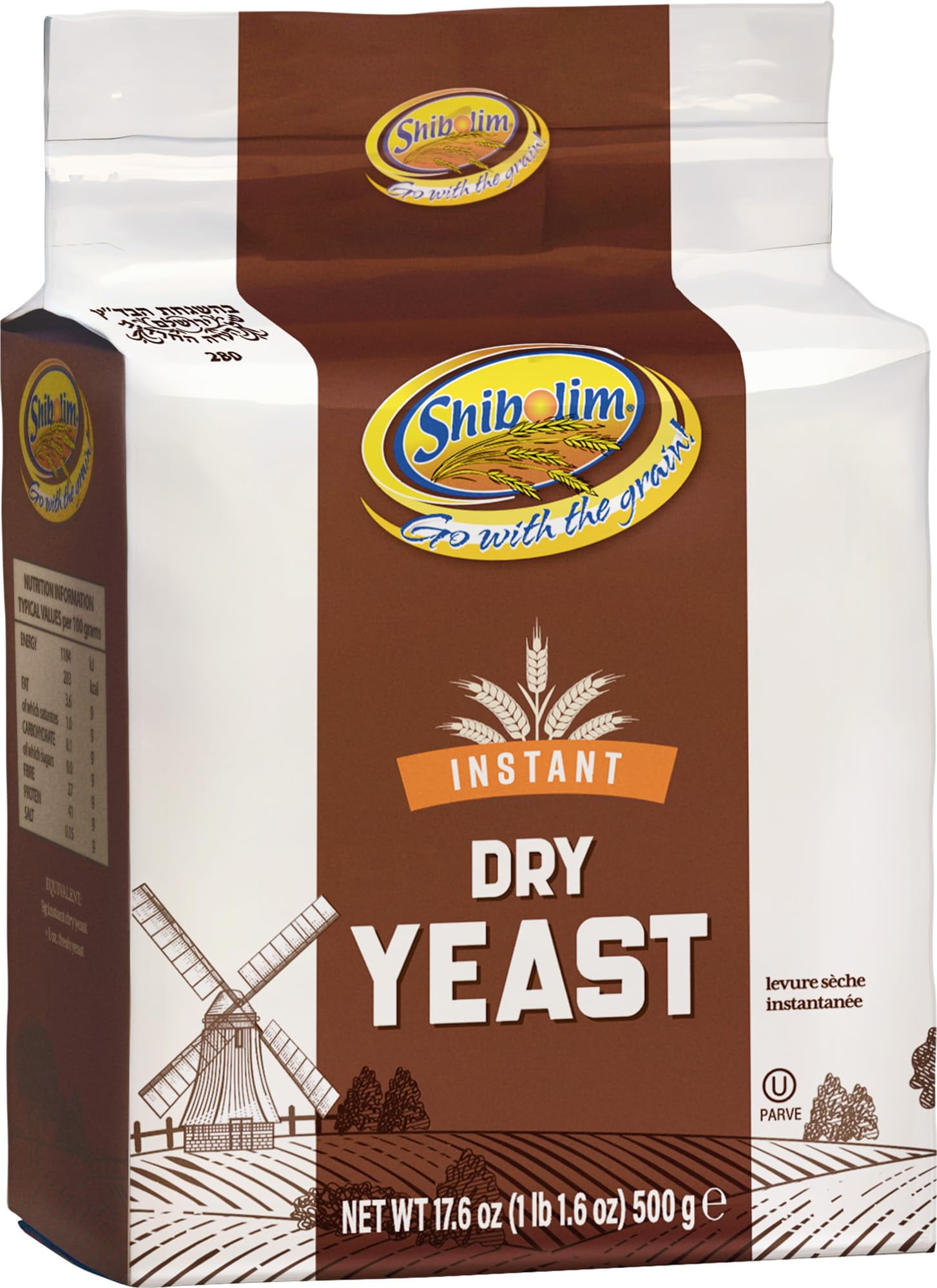 Shibolim Instant Dry Yeast, IEF31 1.1 lb | Fast-Rising Yeast for Rapid ...