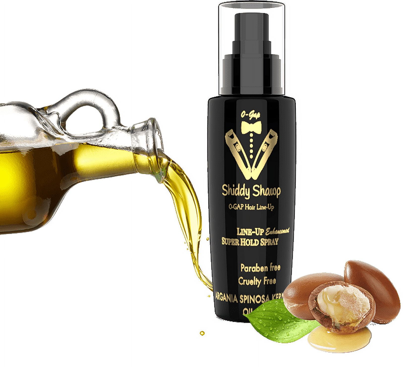 Shiddy Shawp 0-Gap Hair Line Up Super Hold Spray with Organic Argan Oil ...