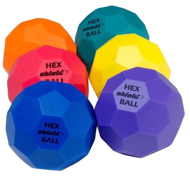 Shield Hex Balls, Set of 6, Assorted Colors - Walmart.com