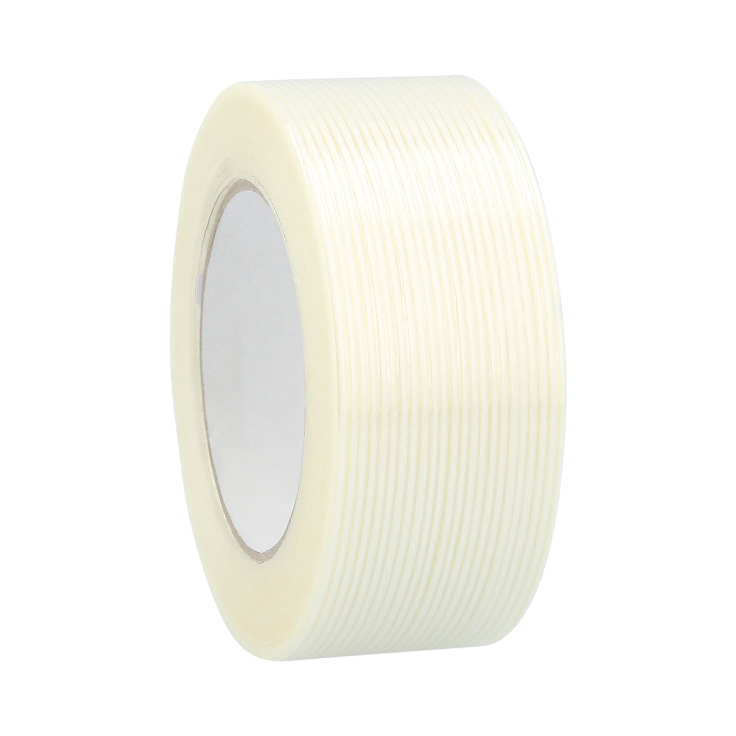 MMBM Clear Fiberglass Filament Tape 3/8" x 60 Yards, 4 Mil, Box Sealing ...